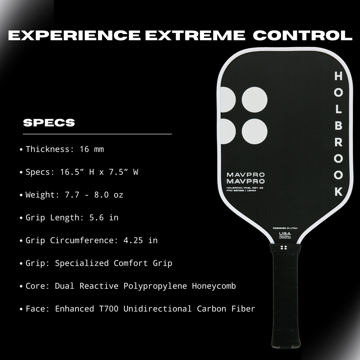 Mav Pro 2.0 Only $99.99 | Top Rated Pickleball Paddle For All Levels